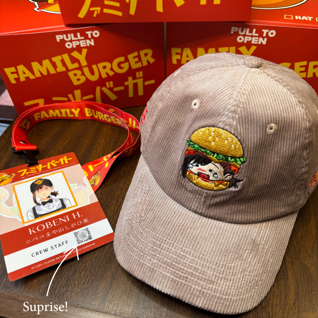 Family Burger Hat – Otaku Gardens
